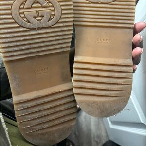 Gucci | Shoes | Authentic Gucci Denim Platform Slide Great Condition ...